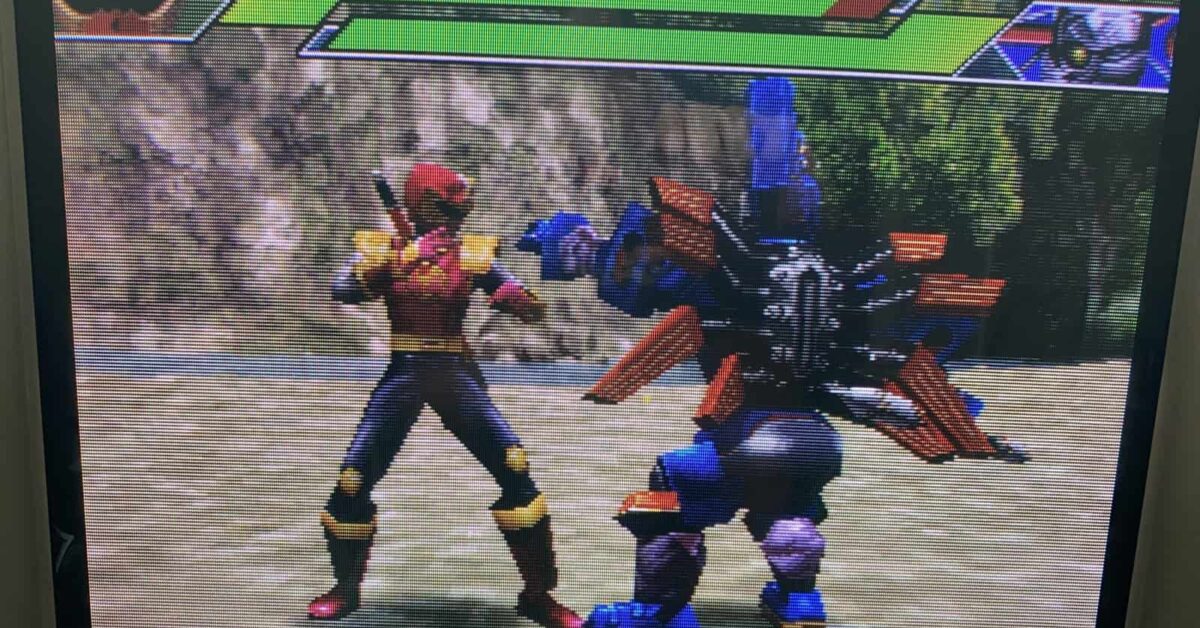 Ninpuu sentai hurricaneger, le test sur Ps1