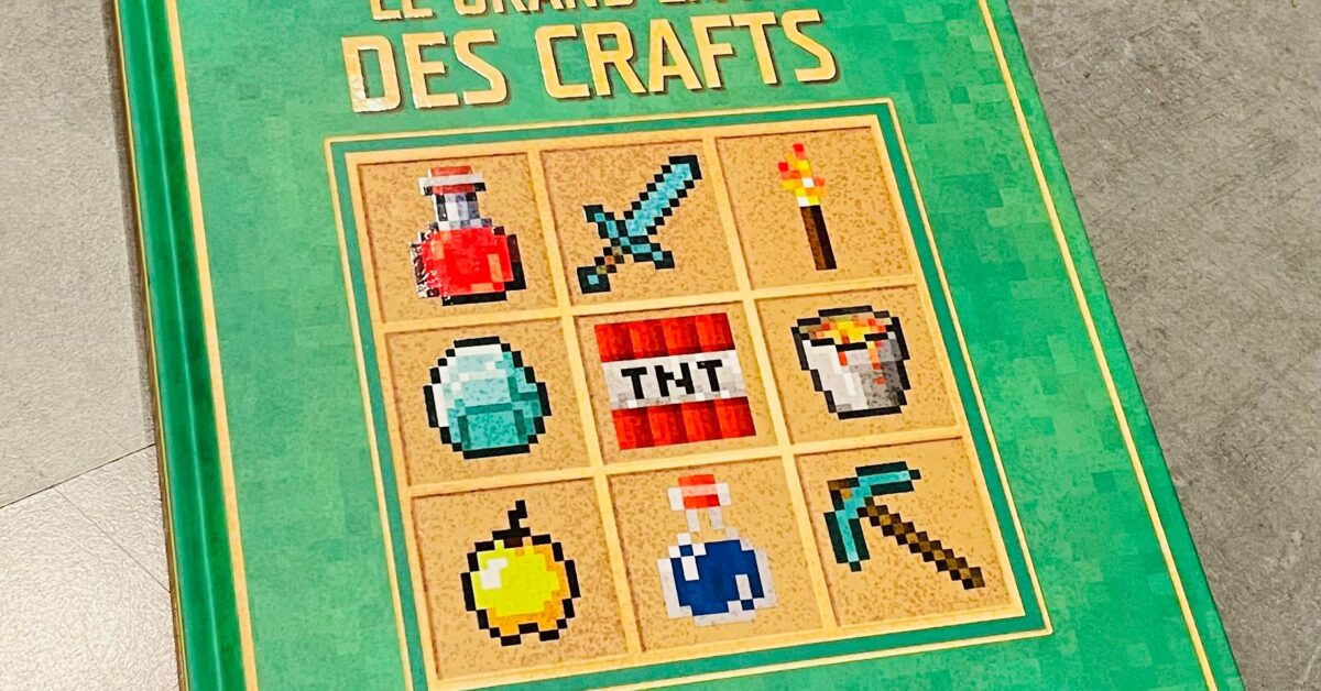 Livre Minecraft, le grand livre des Crafts - Notre avis - Le site d ...
