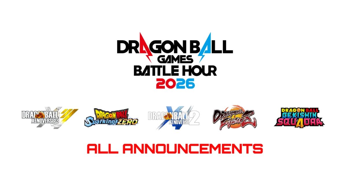 DRAGON BALL Games Battle Hour 2026 : DRAGON BALL XENOVERSE 3 annoncé et ...